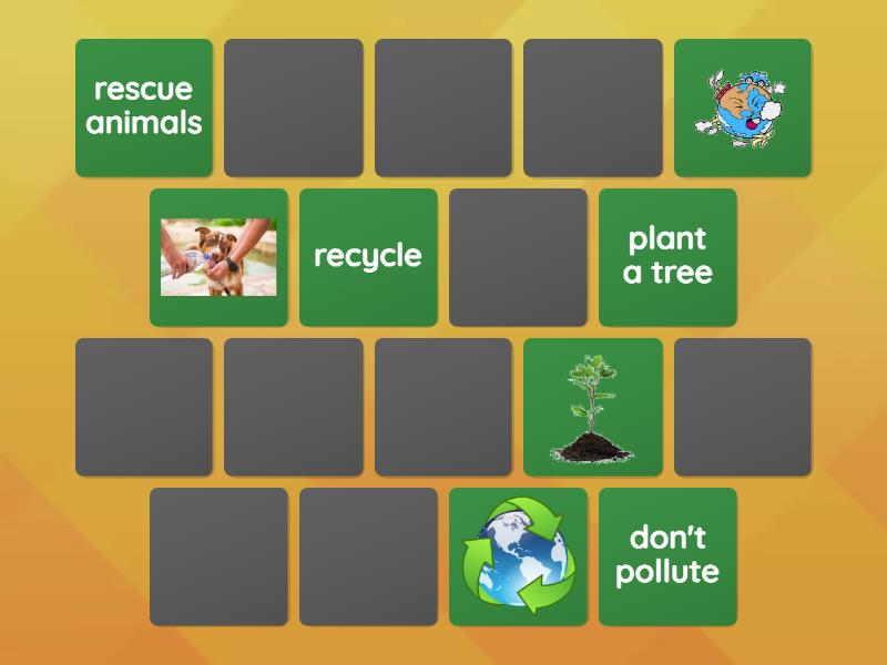 Save the Earth - Matching pairs