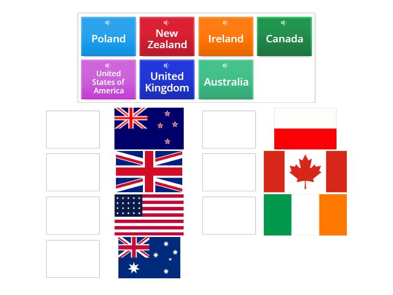 Choose the right flag - Match up