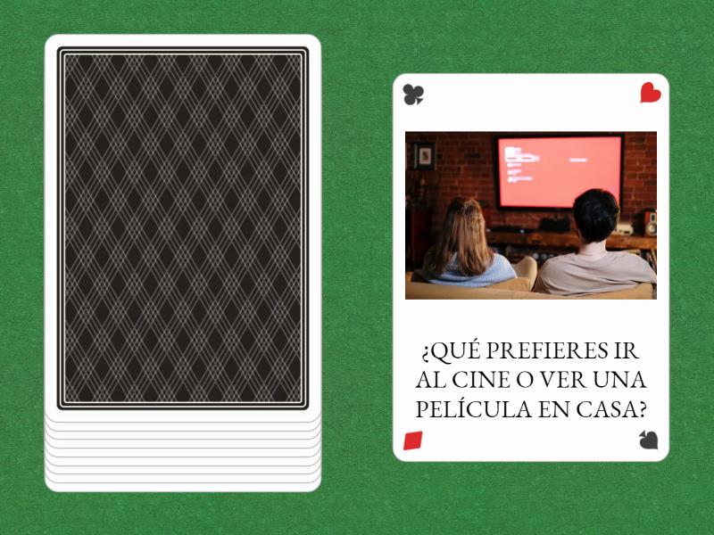 REVISIÓN "GUSTAR" - Speaking cards