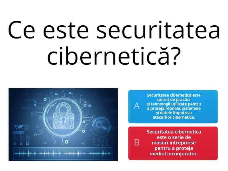Securitatea cibernetică - Quiz