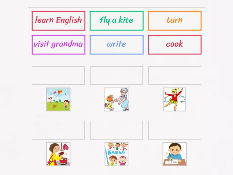 Academy Stars 2. Unit 2. Reading. Vocabulary - Match up