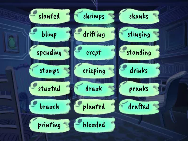 FUNdations Level 1 Unit 10 Words- front and back - Flip tiles