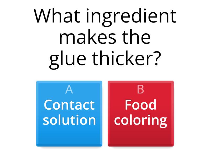 Make a Slime - Quiz