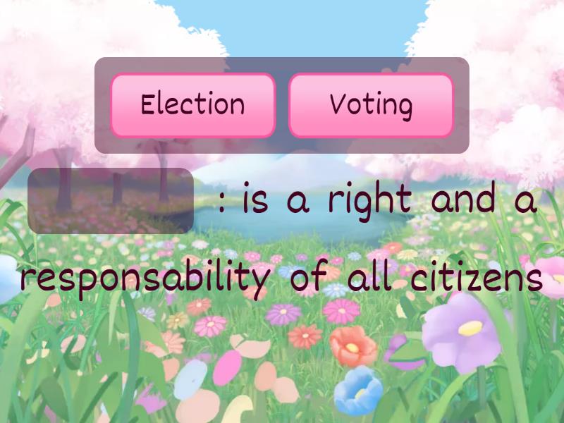 DEMOCRACY - Complete the sentence