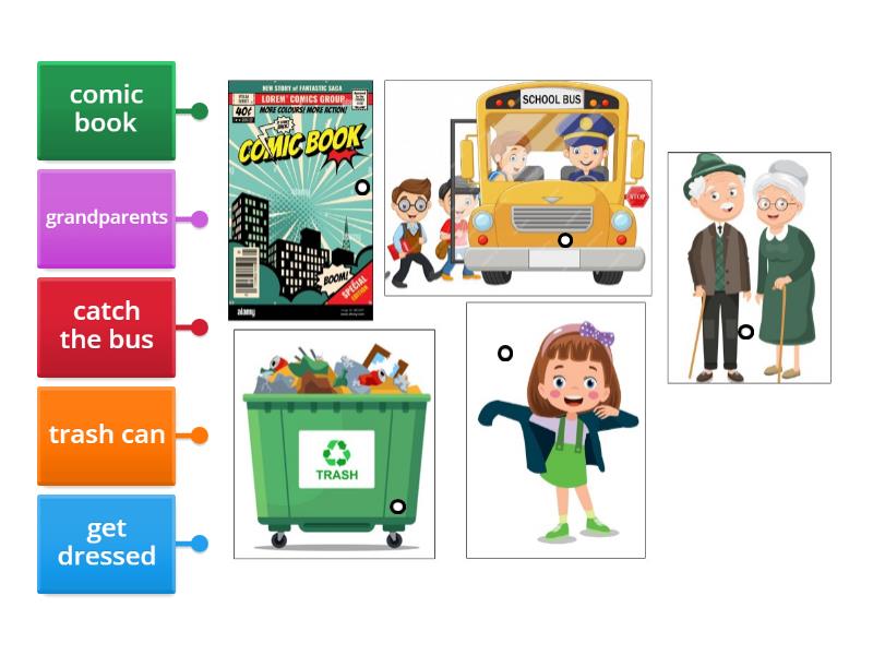 chores vocab - Labelled diagram