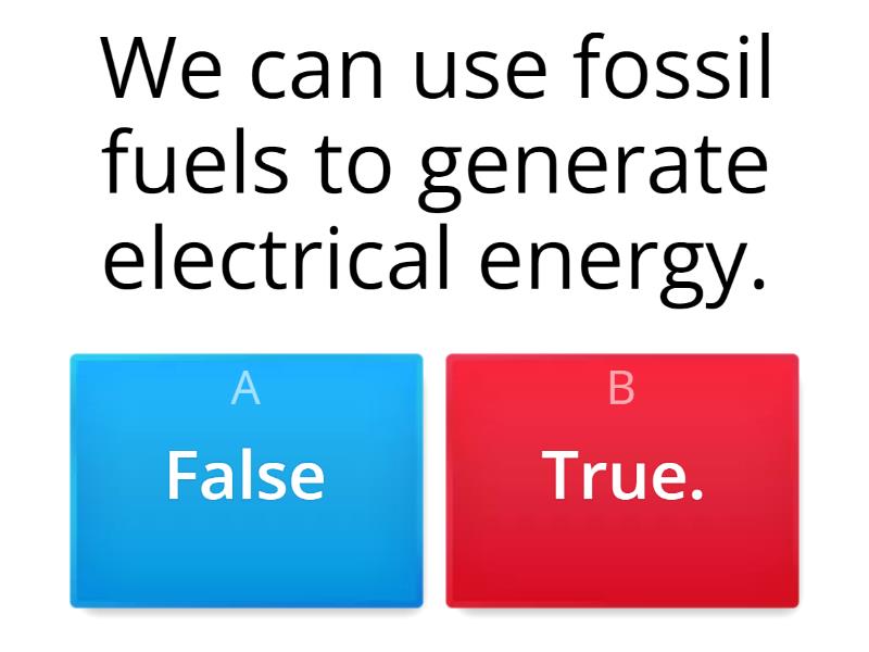 Fossil Fuel G4 - Quiz