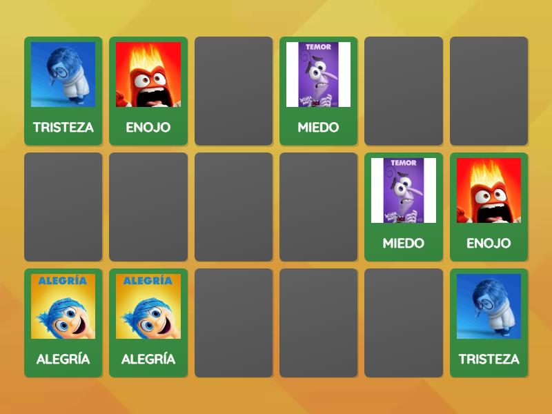 Memorama de las Emociones - Matching pairs
