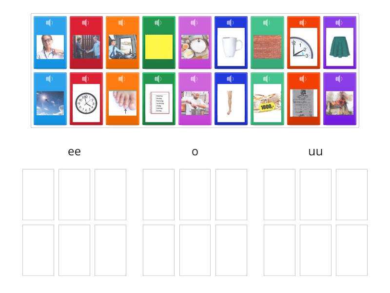 diglin lijst 4 ee o uu met audio - Group sort