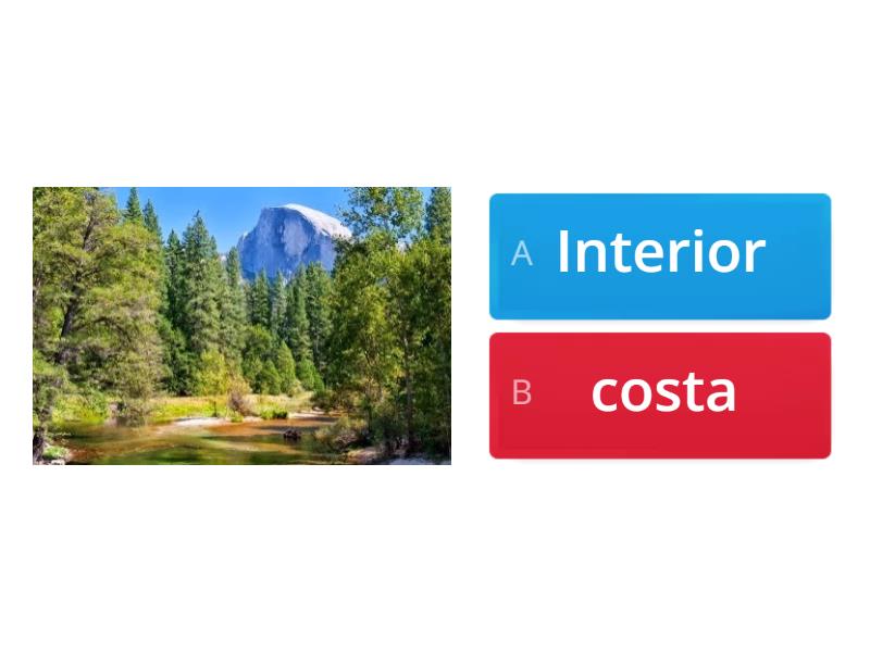¿De interior o de costa? - Quiz
