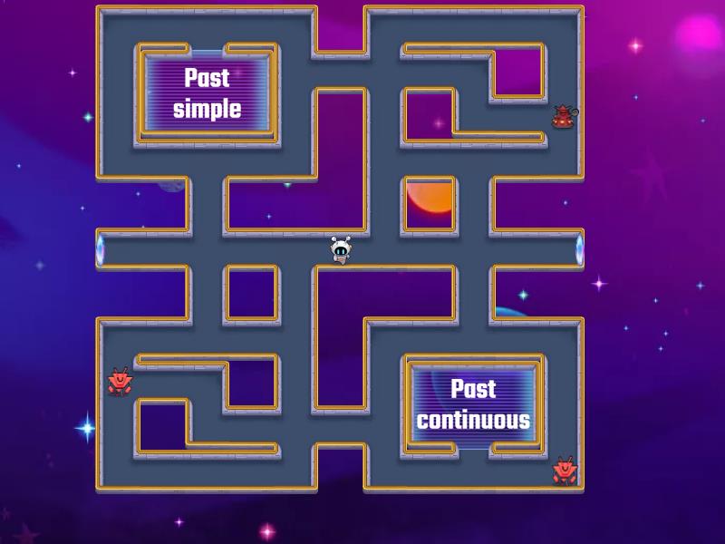 How much do you know about THE PAST TENSE? - Maze chase