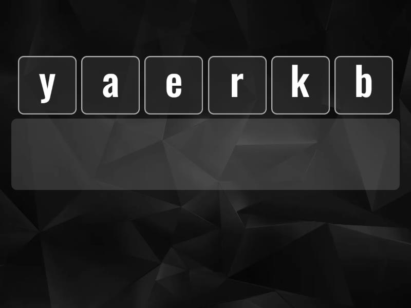 Names of the shops - Anagram