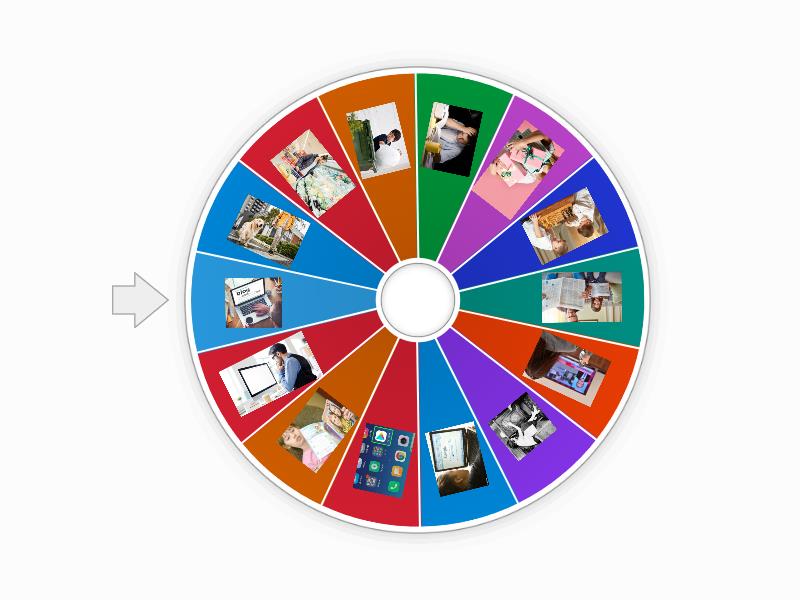 JR 3/4 - UNIT 3 - VOCABULARY - Spin the wheel