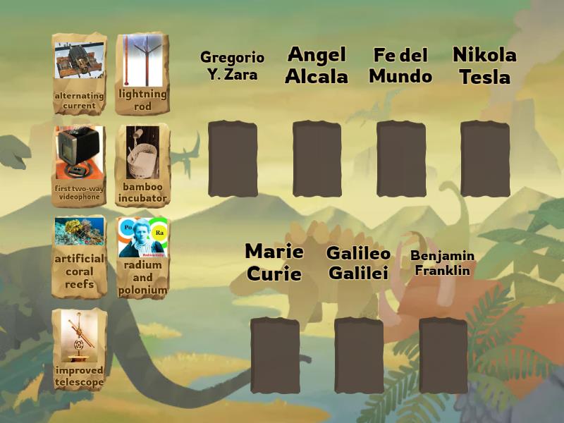 FAMOUS SCIENTISTS - Group sort