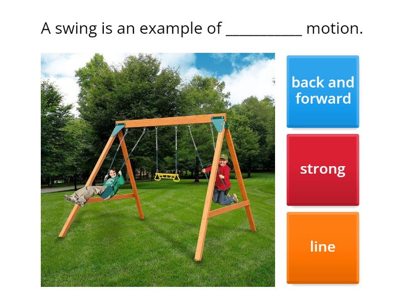 Patterns of motion - Quiz