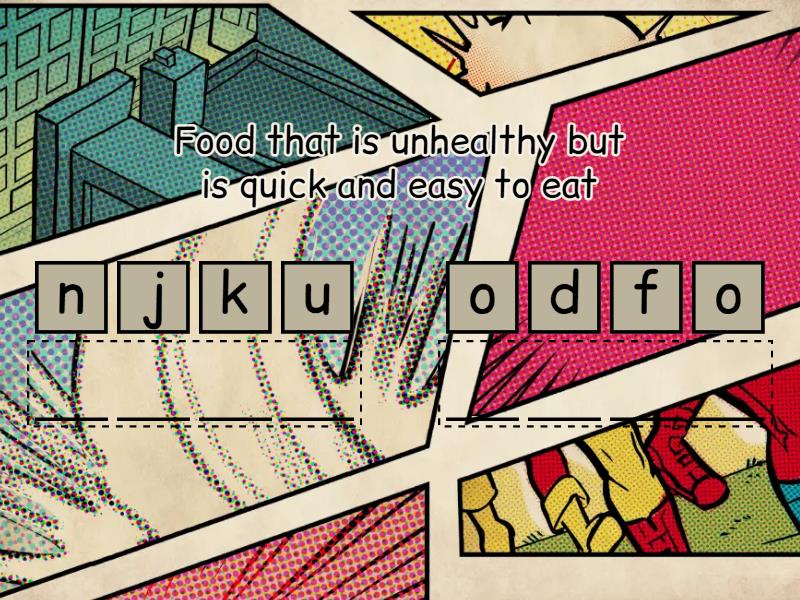 FF5 Unit 8 - vocabulary - definitions - Anagram