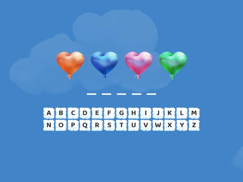 P2 U9 Lets Eat - Vocab 1 () - Hangman