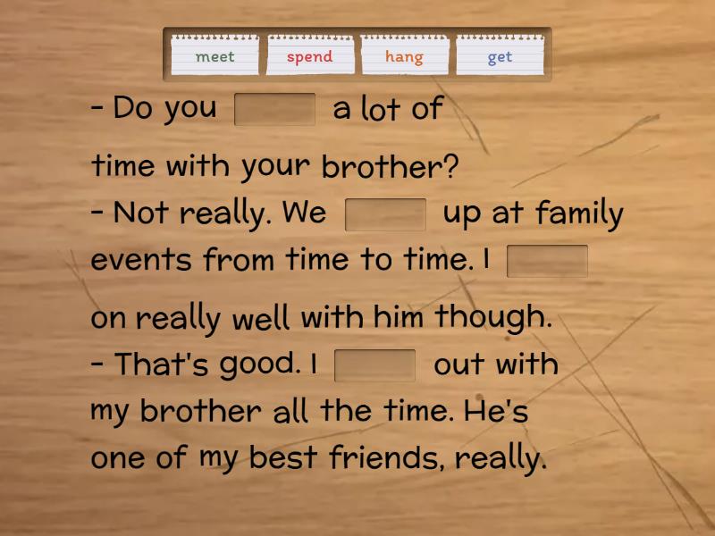 Roadmap B1 unit 3 - Missing word