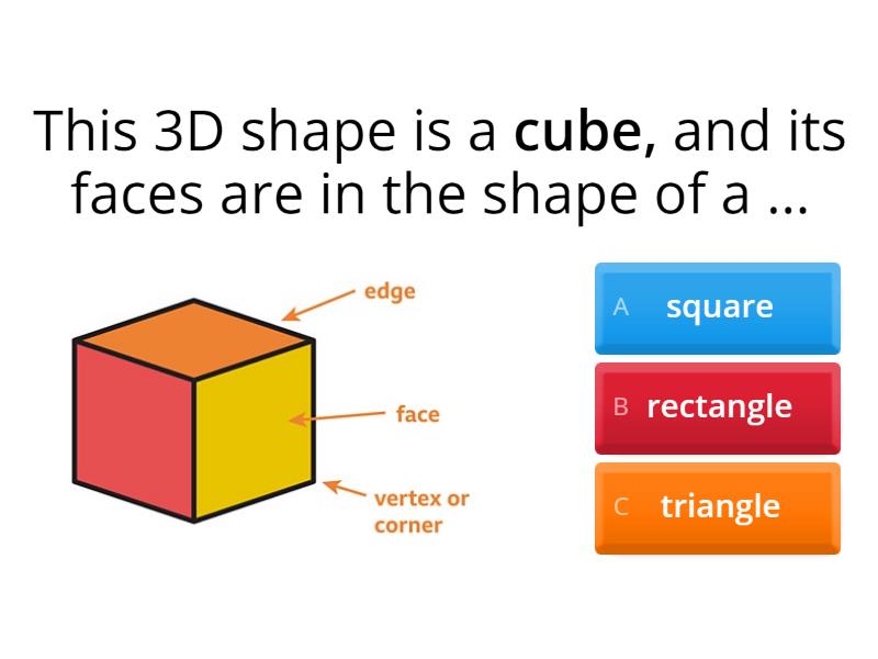 3D Shapes: Faces - Quiz