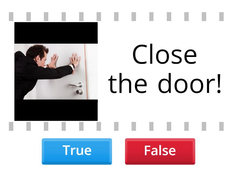 Instruction or not? - True or false
