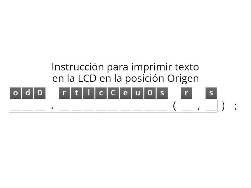 Pantallas (Matriz LED, LCD y display de 7 segmentos) - Anagram