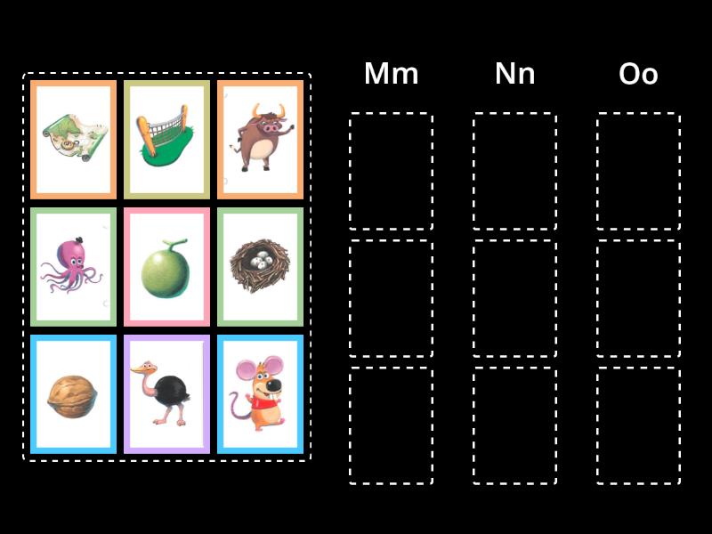 Unit 5 MNO - Vocabulary - p40 - Group sort