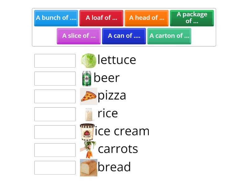 Basic 5 - Specific amounts - Match up