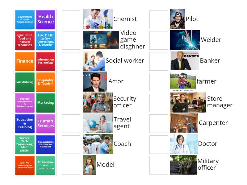 career cluster - Match up