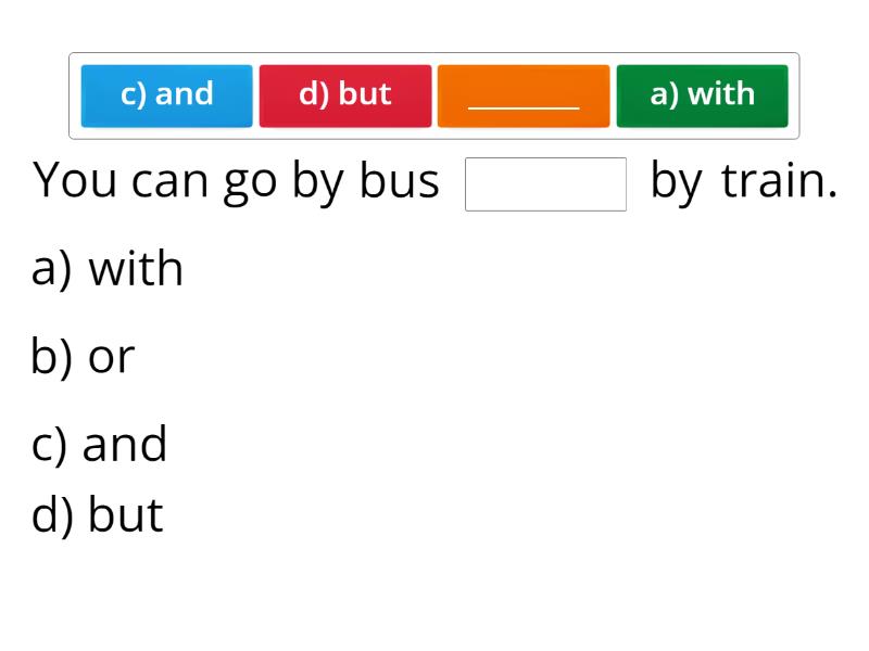 CONNECTORS GAME - Complete the sentence