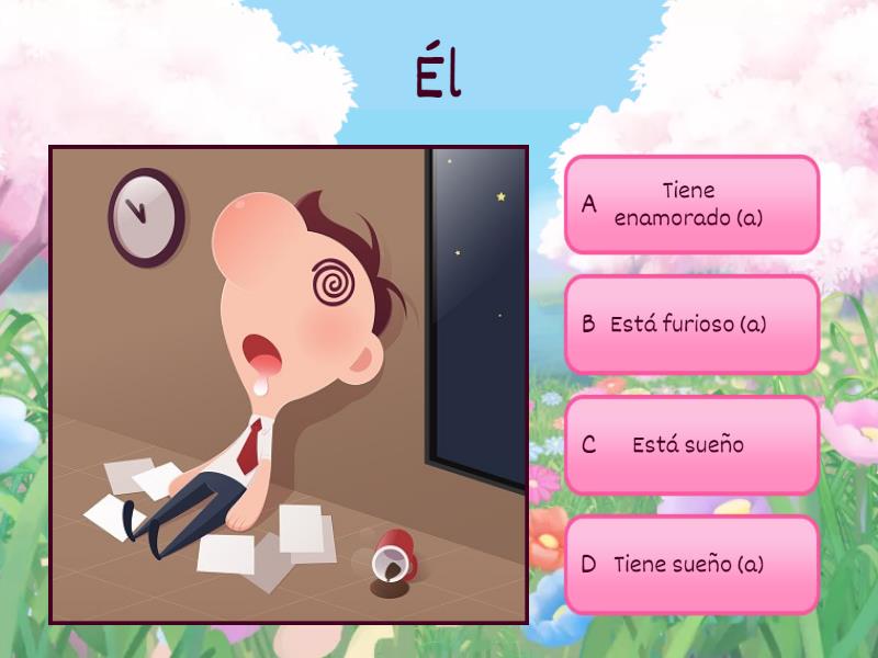 Emociones y estados (estar y tener - pronombres) - Quiz