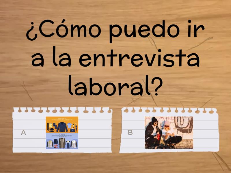 Trivia: ¡Entrevista laboral! - Cuestionario