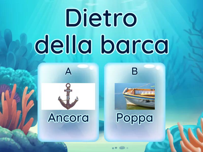 Parti della barca - Quiz