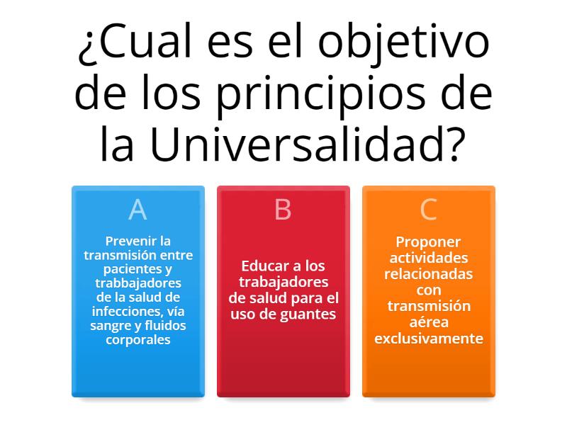 Principios Básicos de Universalidad - Quiz