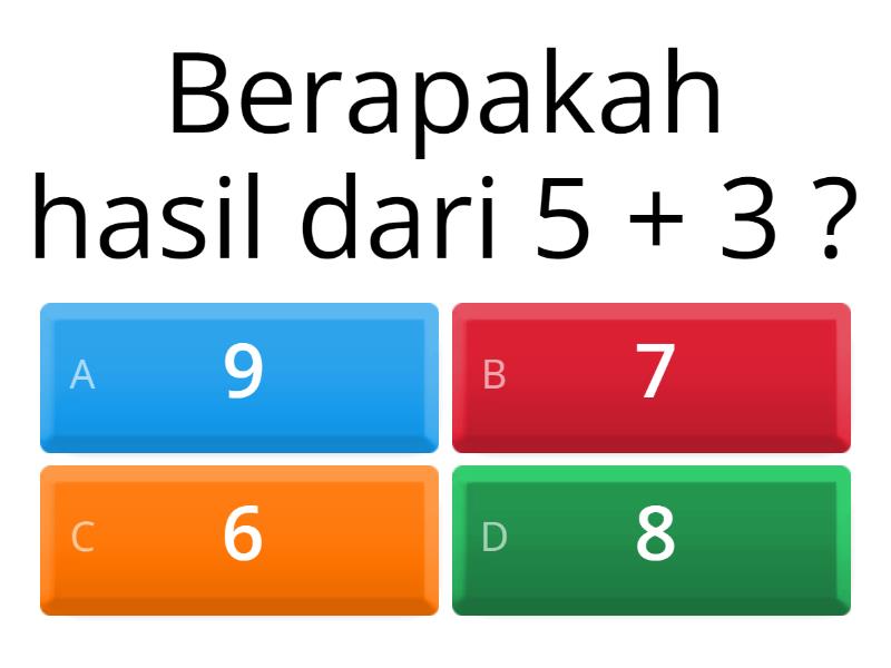 Matematika Kelas 3 SD - Quiz