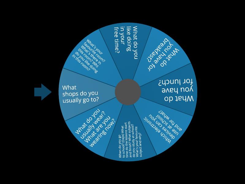 Questions - Spin the wheel