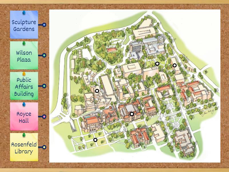 Map UCLA - Labelled diagram