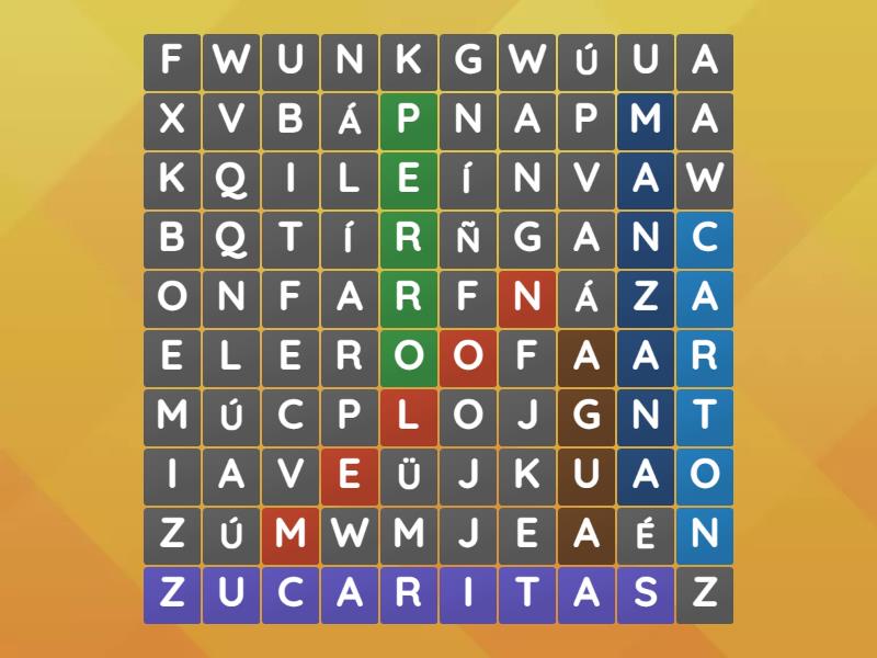 encuentra las palabras - Wordsearch