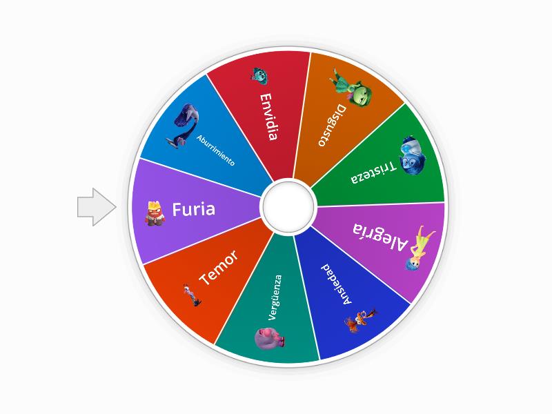Ruleta de las emociones (INTENSAMENTE) - Spin the wheel
