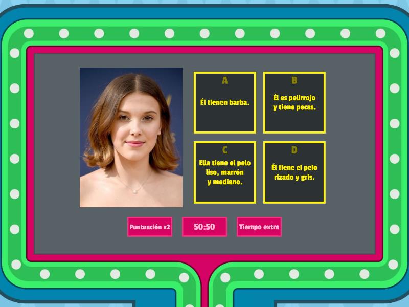 Descripción física ( Ser y Tener) - Gameshow quiz
