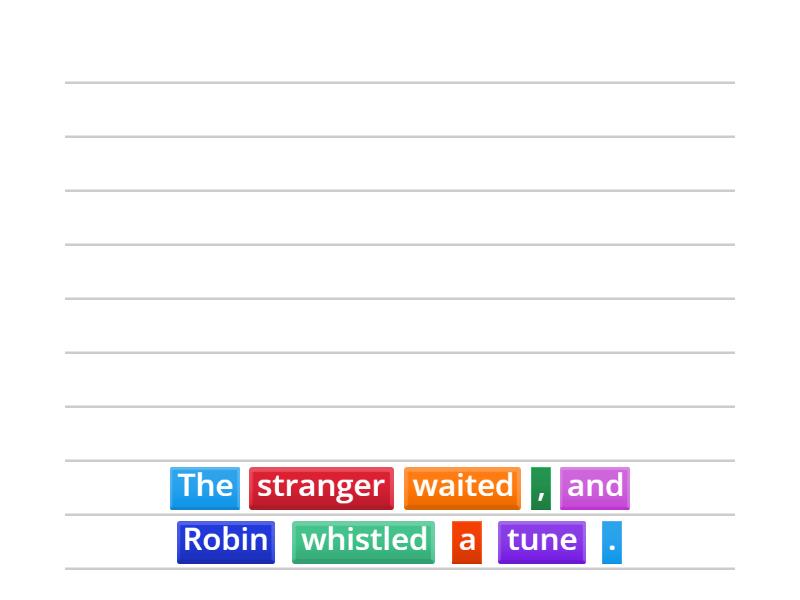 Comma usage 2 - Word magnets