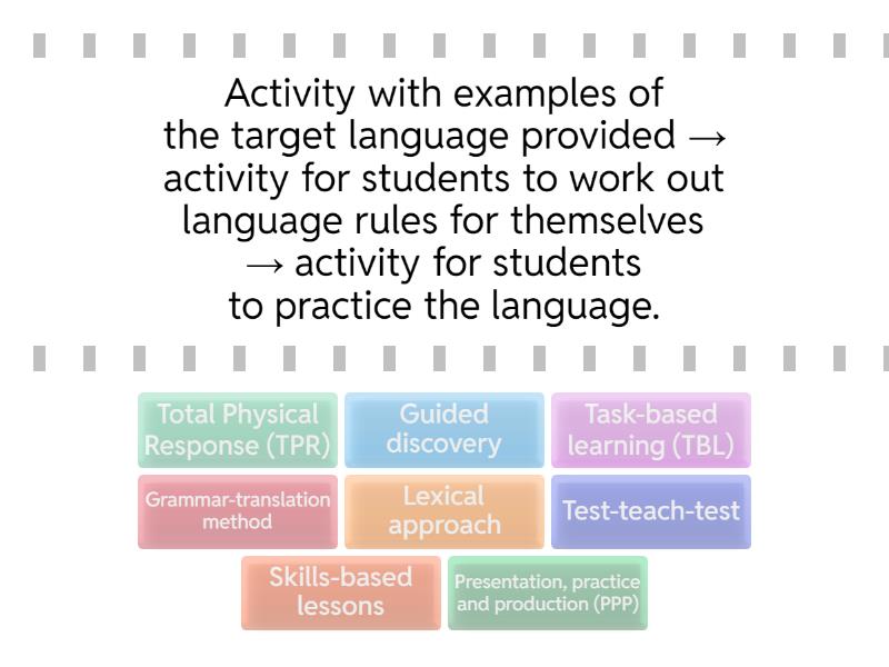 Approaches and frameworks - Find the match