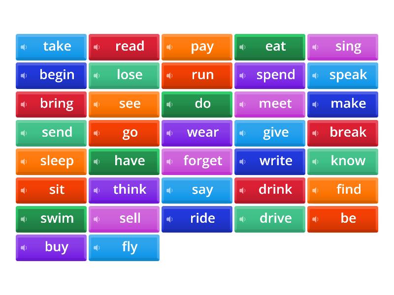 VERBS A3 - Flip tiles
