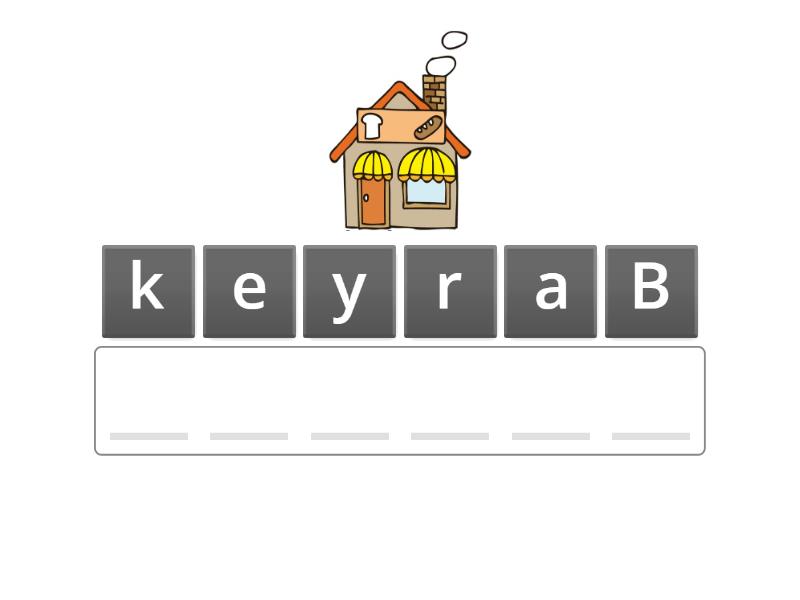 Grade 5 - Unit 4 - PLACES - Anagram