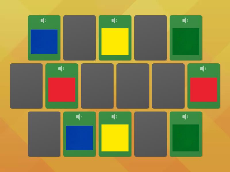 Colours - Matching pairs
