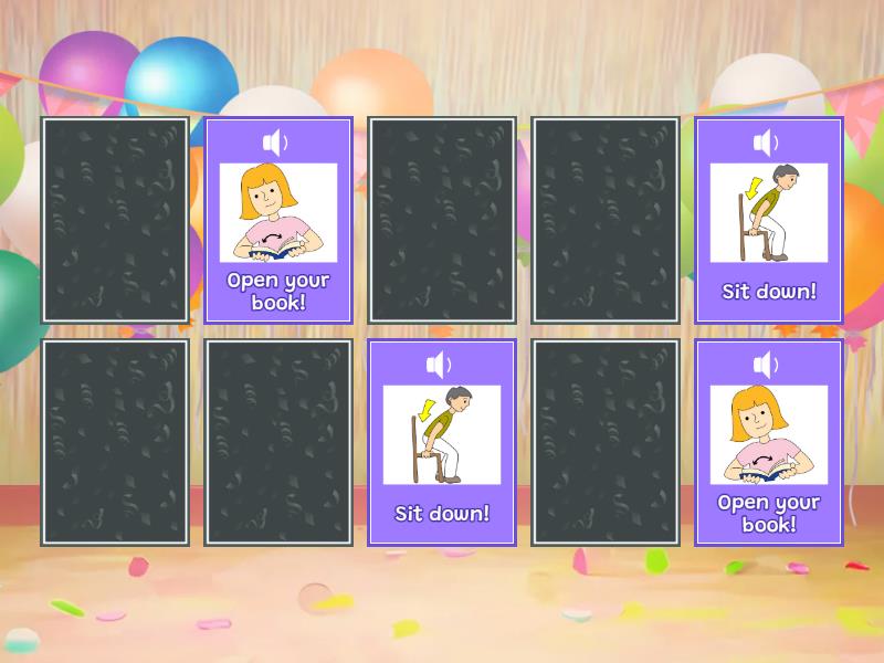 Stand up, sit down, open your book and close your book - Hi kids 2 ...