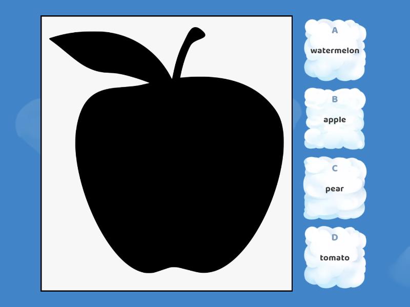 Fruits' shadow - Quiz