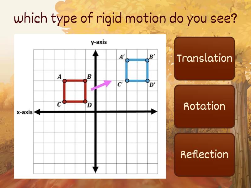 Geometry: Rigid Motion Review - Cuestionario