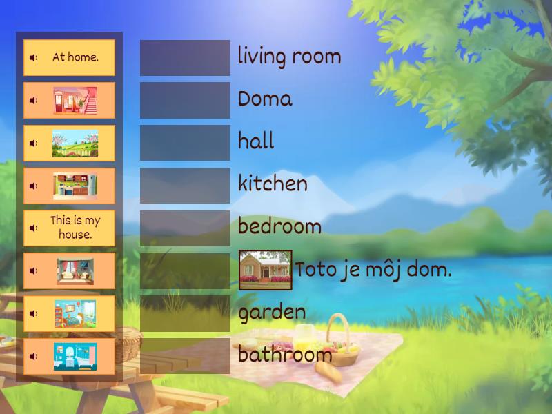 Let’s explore 2 Unit 3 Lesson 1 At home - Match up