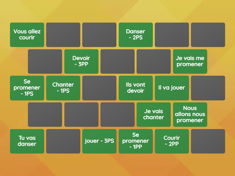 J&A - Le futur proche - P5 - Matching pairs