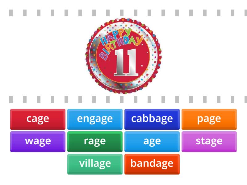 age words - Find the match