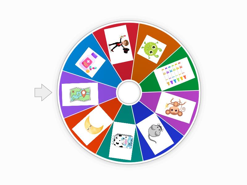 Letter M - Spin the wheel